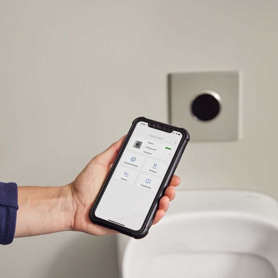 Geberit Urinalsteuerung Splzeit Einstellen