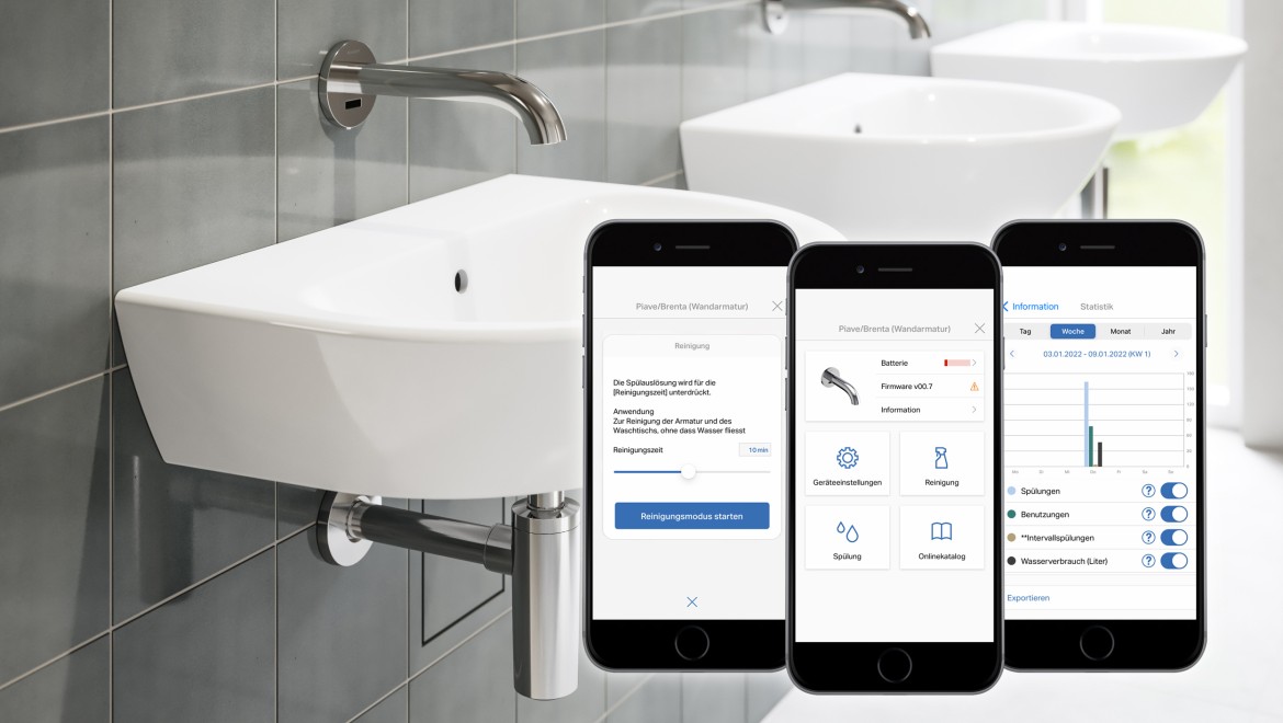 Geberit Control App: Bedienung von Sanitäranlagen | geberit.de